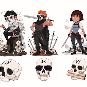 The Locked Tomb - Camilla Hect Acrylic Charm - Etsy