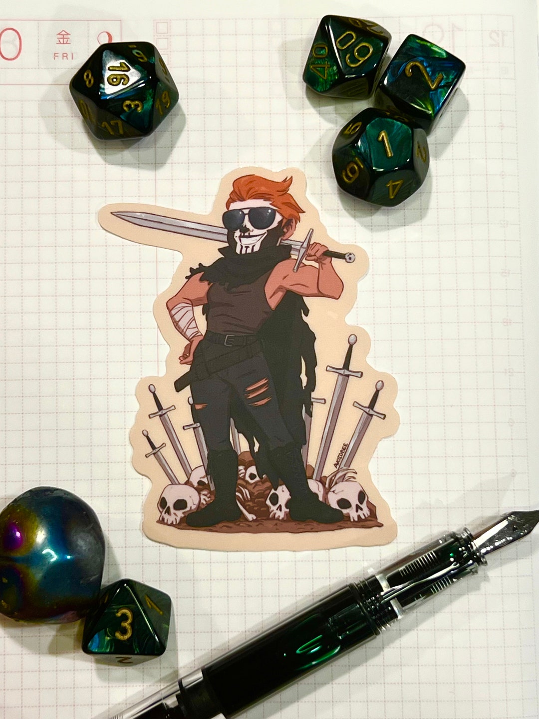 The Locked Tomb - Gideon the Ninth Sticker - Etsy