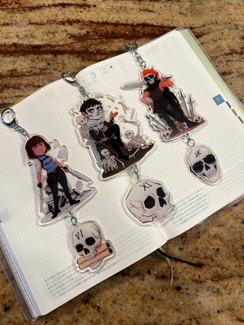 The Locked Tomb - Camilla Hect Acrylic Charm - Etsy