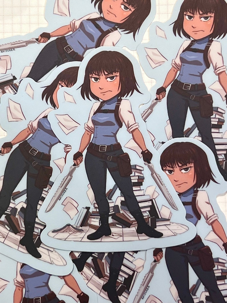 The Locked Tomb Camilla Hect Sticker - Etsy