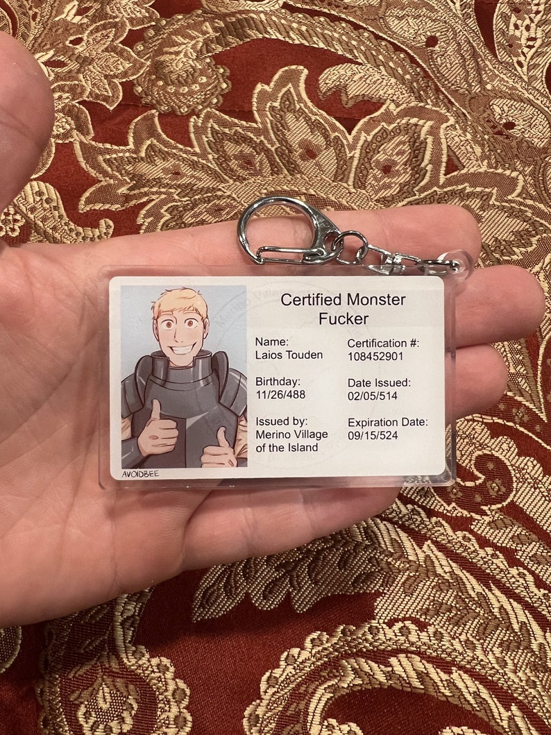 Laios Monster Fucker Certified Charm - Etsy
