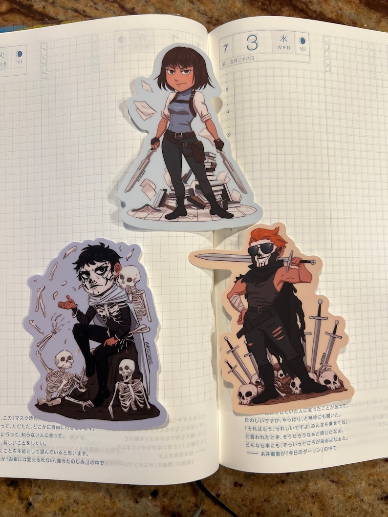 The Locked Tomb Camilla Hect Sticker - Etsy