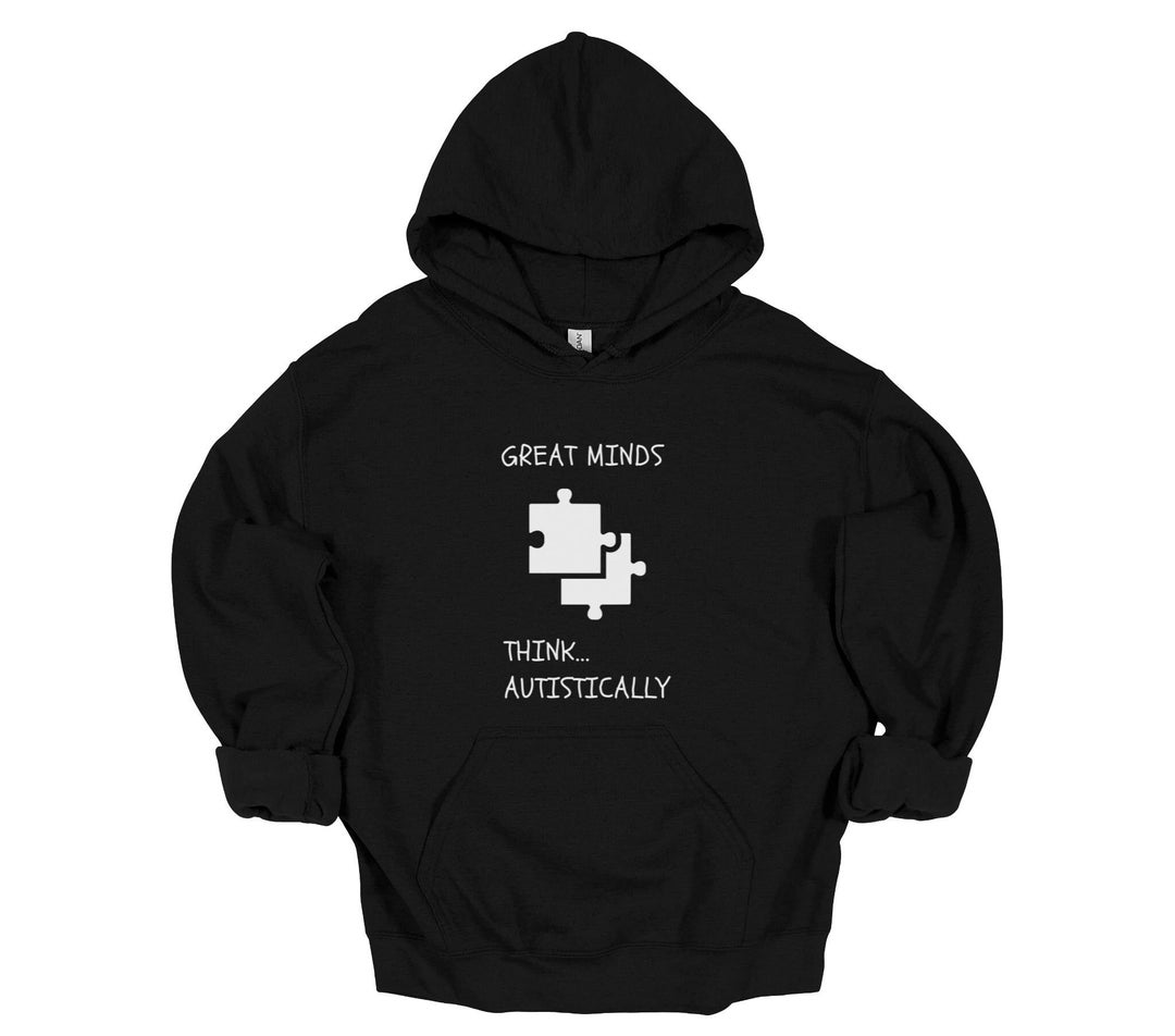 Great Minds Think Autistically Autism Hoodie Autism Mom - Etsy