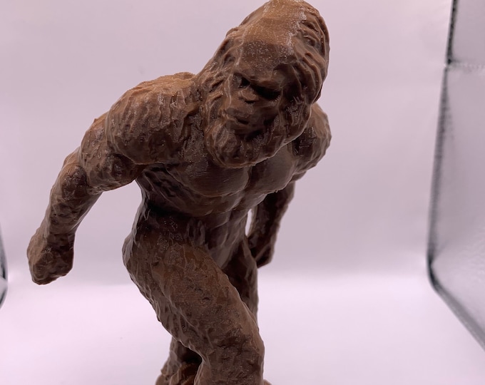 3D Printed Bigfoot Statue Sasquatch Statue Cryptid Figure Bigfoot ...