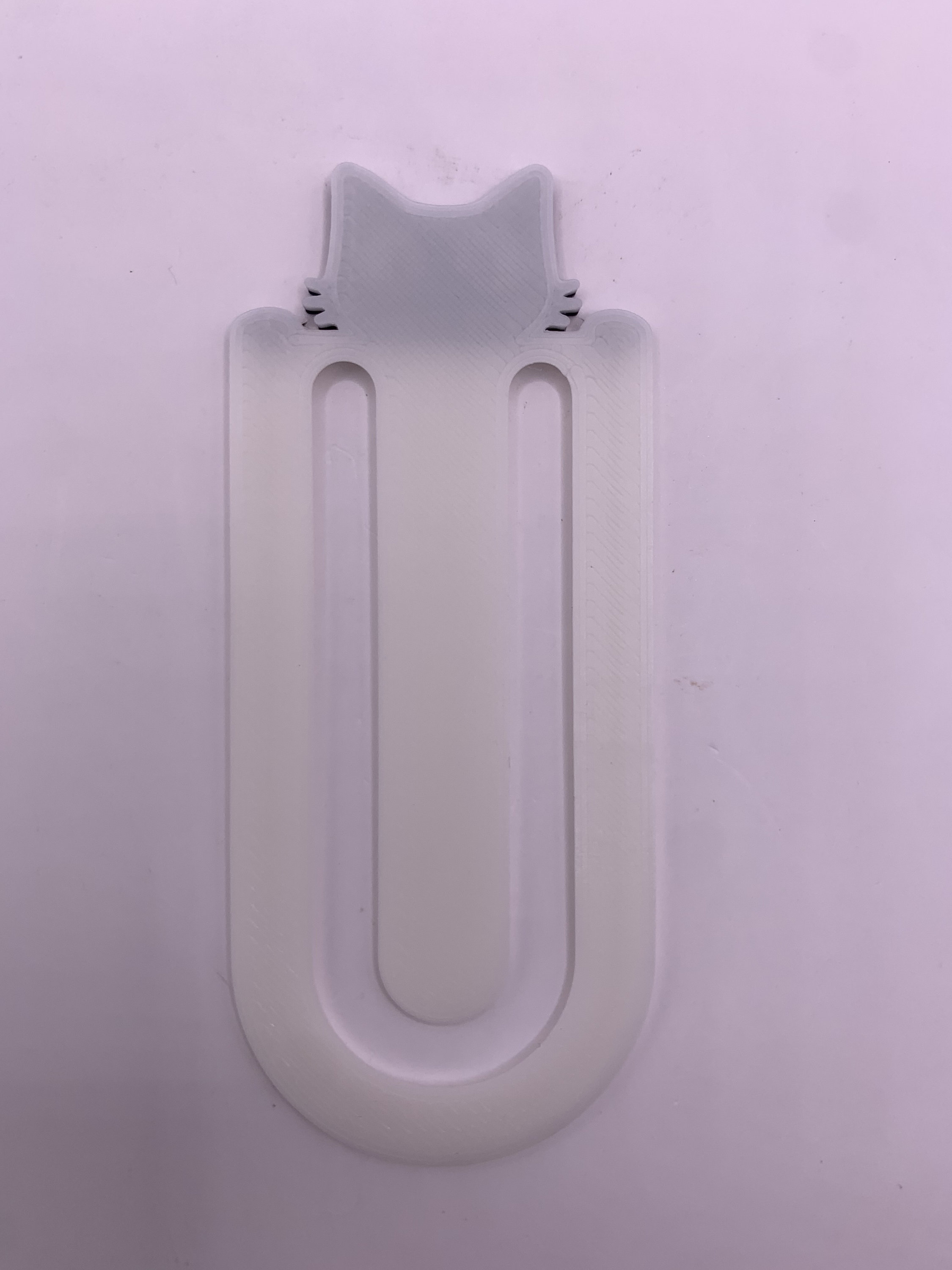 3D Printed Peeking Cat Bookmark Cat Bookmark Bookmark for - Etsy