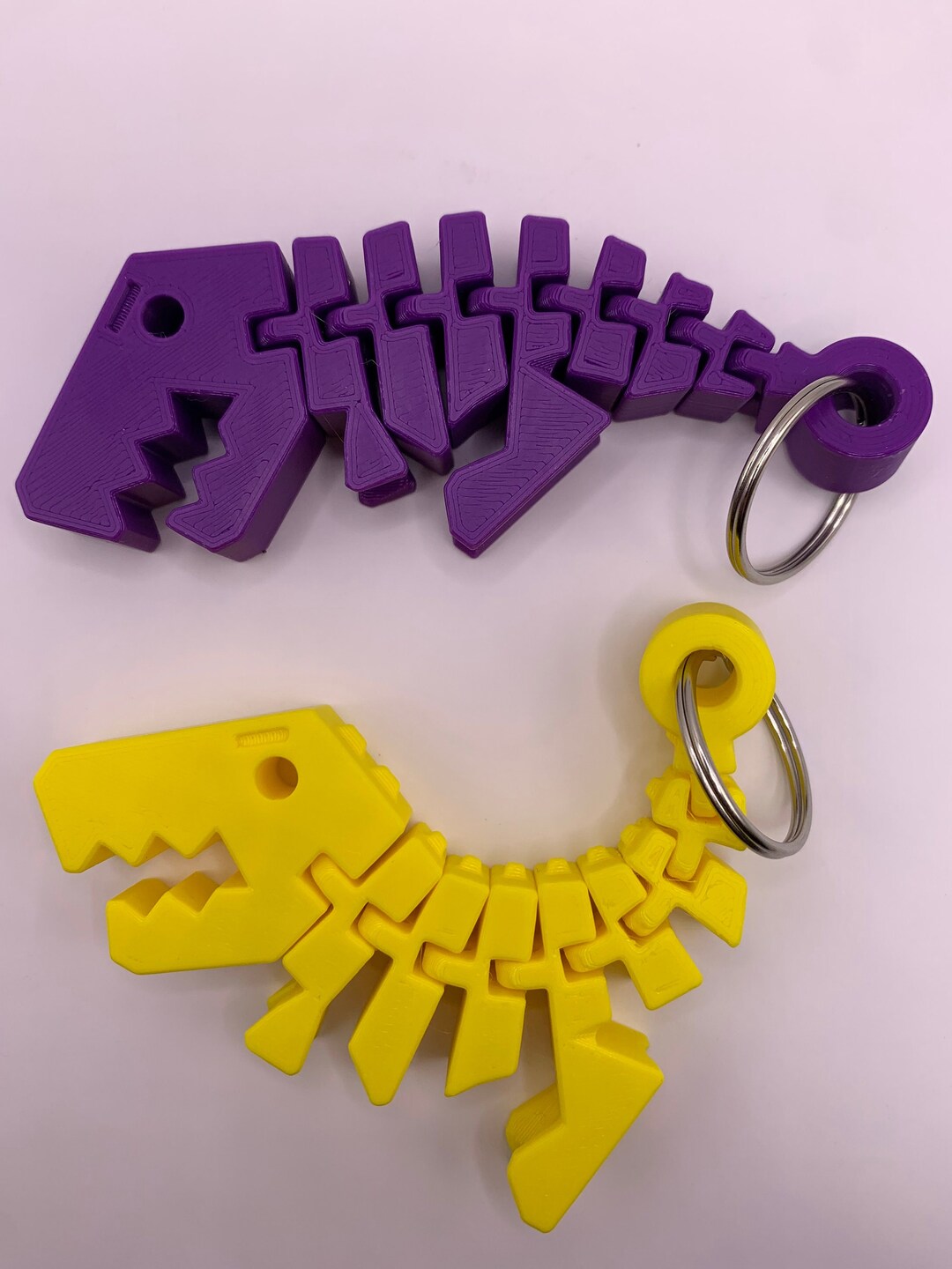 Flexirex Articulated Keychain, Flexi Keychain, Flexi-rex, Flexi ...