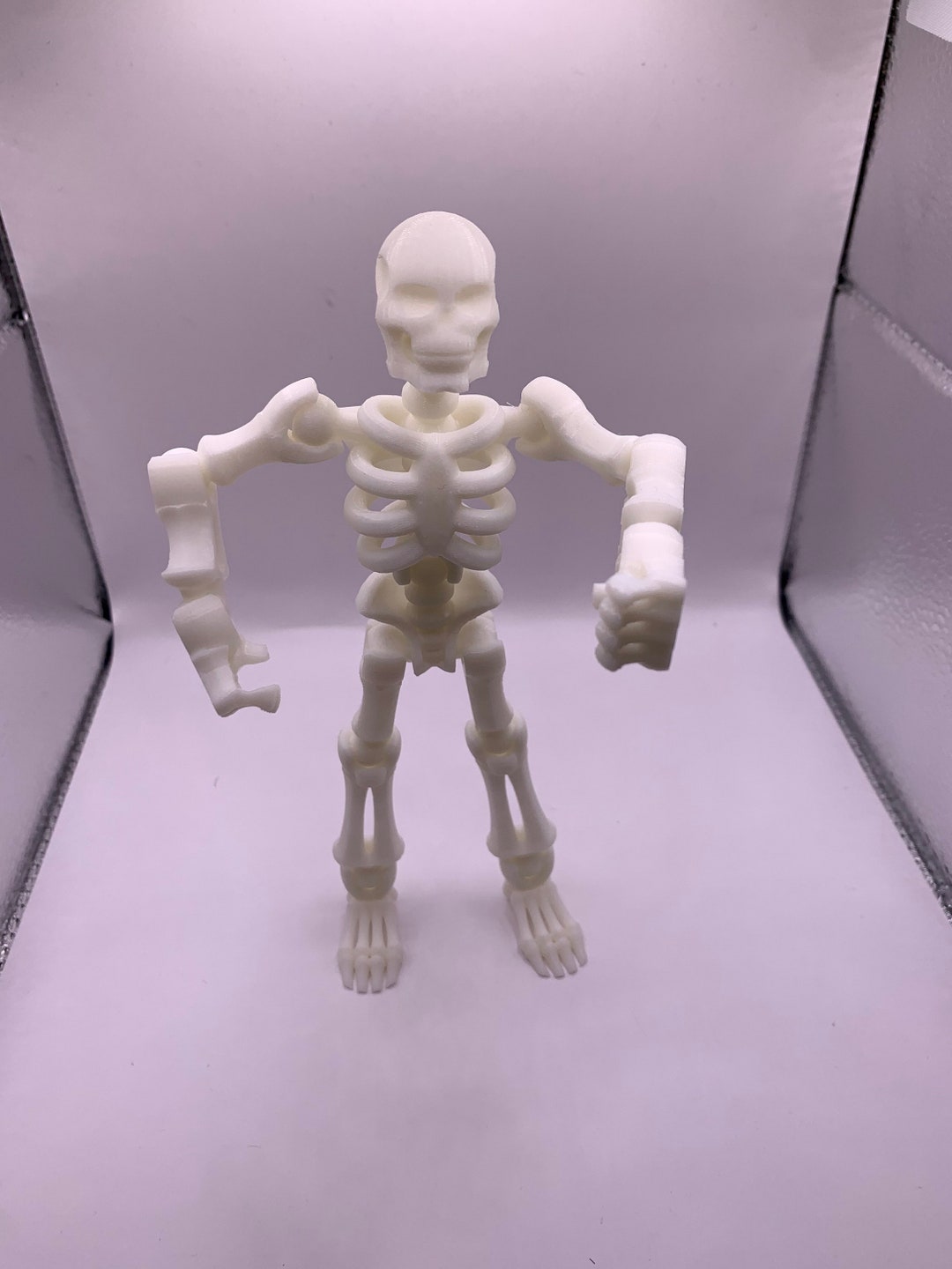 3D Printed Poseable Articulated Skeleton Figure | Halloween Skeleton ...
