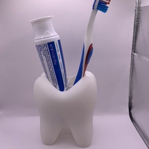 Tooth-shaped Toothbrush Holder, Toothbrush Holder Tooth, Pencil/pen ...