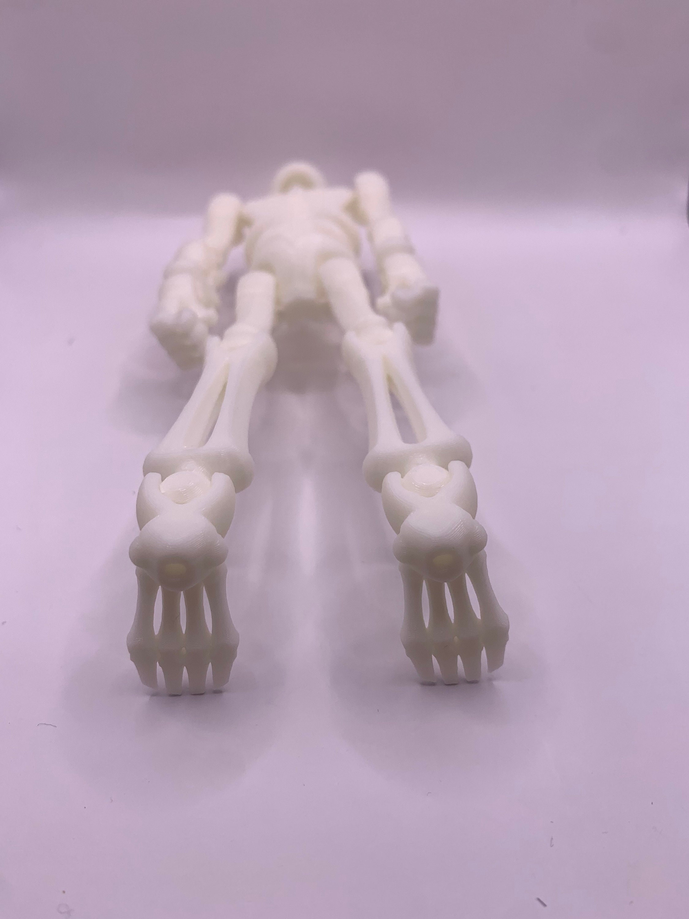 3D Printed Poseable Articulated Skeleton Figure Halloween - Etsy