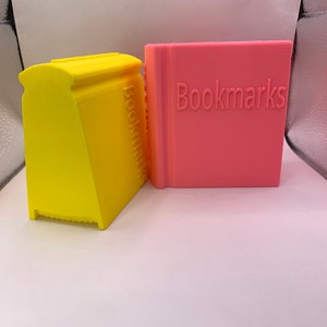 LARGER 3D Printed Book Shaped Bookmark Holder | Bookmark Display | Book-style Bookmark Holder - Etsy