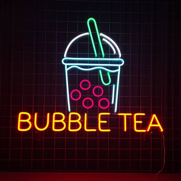 Bubble Tea Neon Lights - Etsy