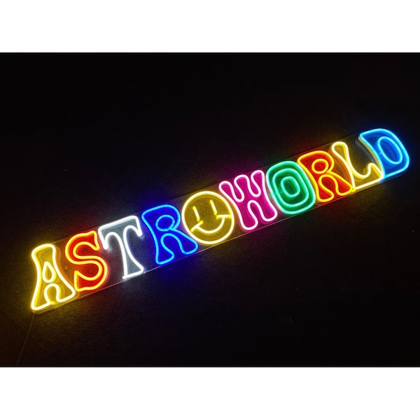 Astroworld Neon Sign - Etsy UK