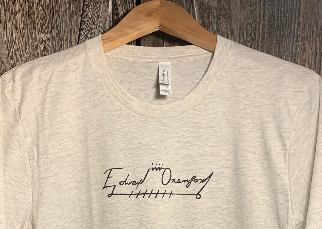Edward De Vere Shake-speare Signature T-shirt (men's) - Etsy