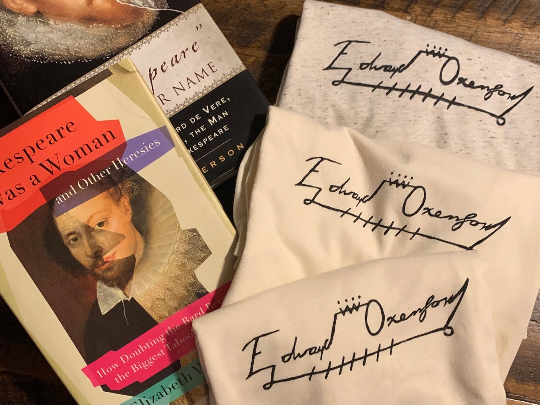 Edward De Vere Shake-speare Signature T-shirt (women's) - Etsy