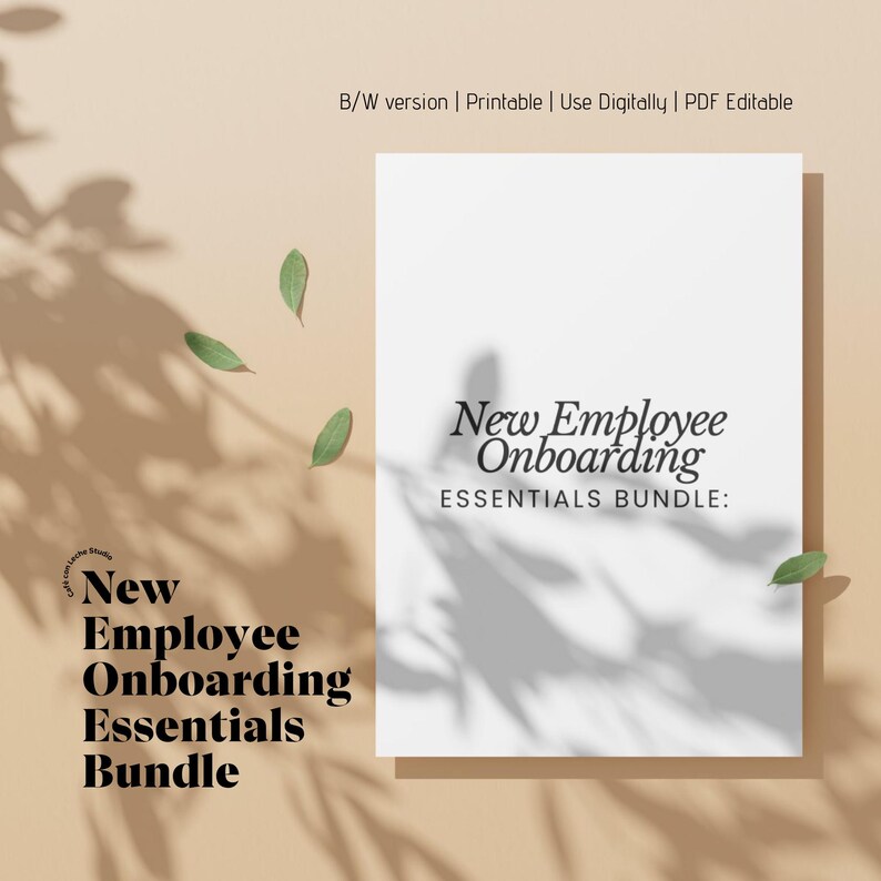 New Employee Onboarding Checklist | HR Template Kit (editable Canva PDF ...