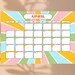 2025 Calendar Printable | Printable Calendar | Groovy Calendar | Retro ...