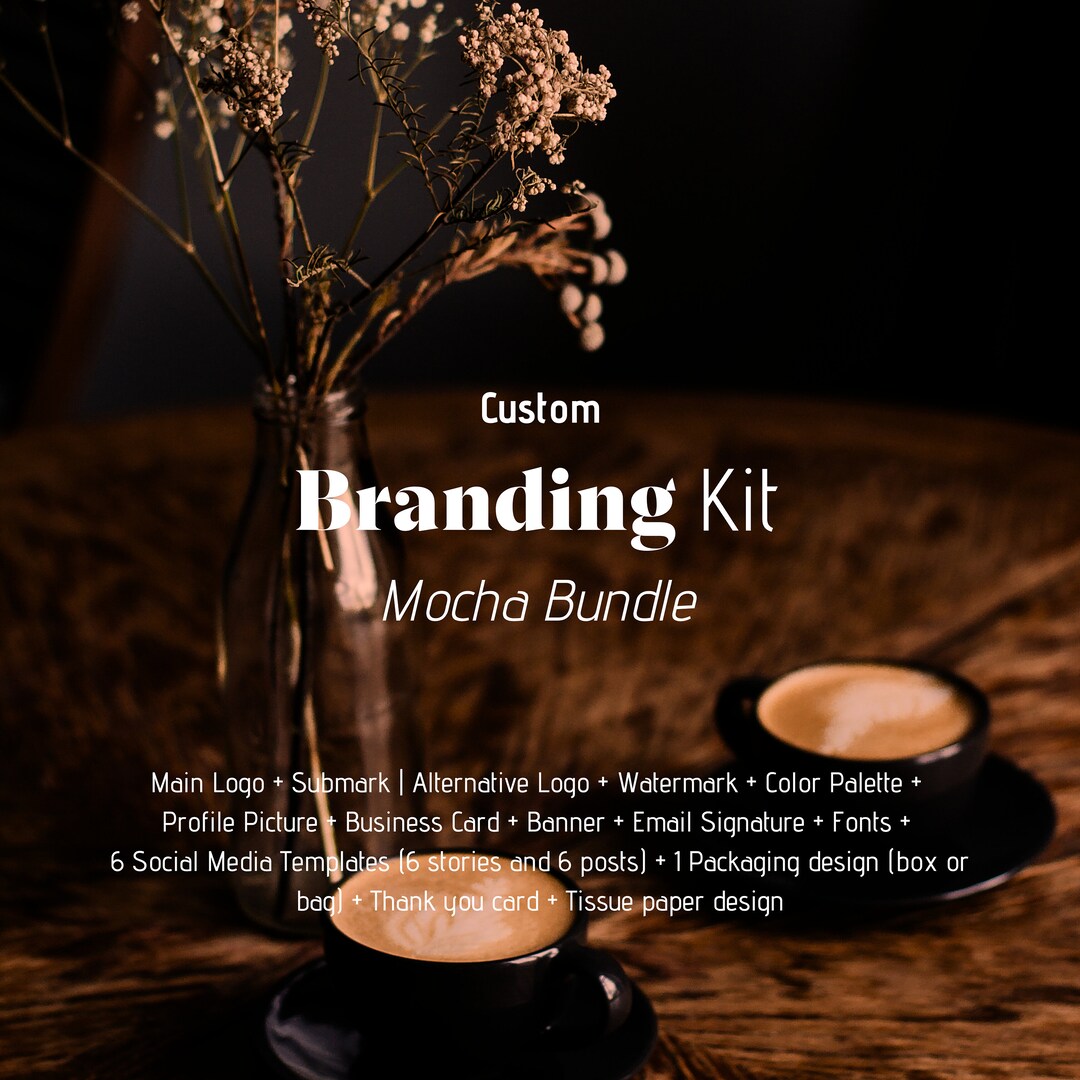 Custom Branding Kit: Logo Design, Business Card, Social Media Templates ...