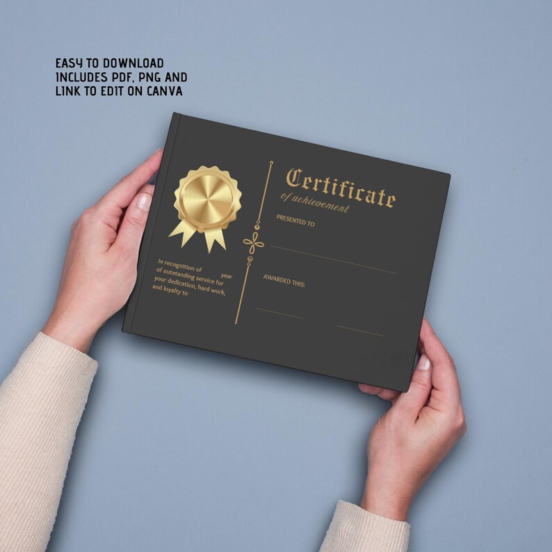 Work Certificate Bundle | Editable Team Player, Outstanding Performance ...