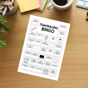Office Bingo for Team Building | HR Game | Fun Workplace Challenges ...