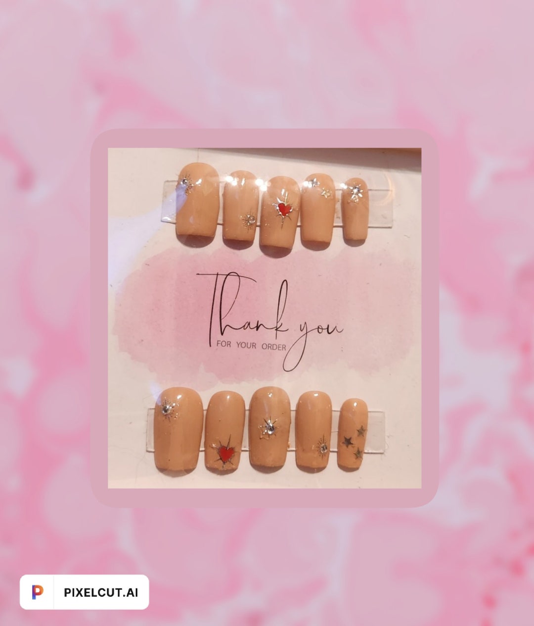 Sacred Heart Celestial Nails - Etsy