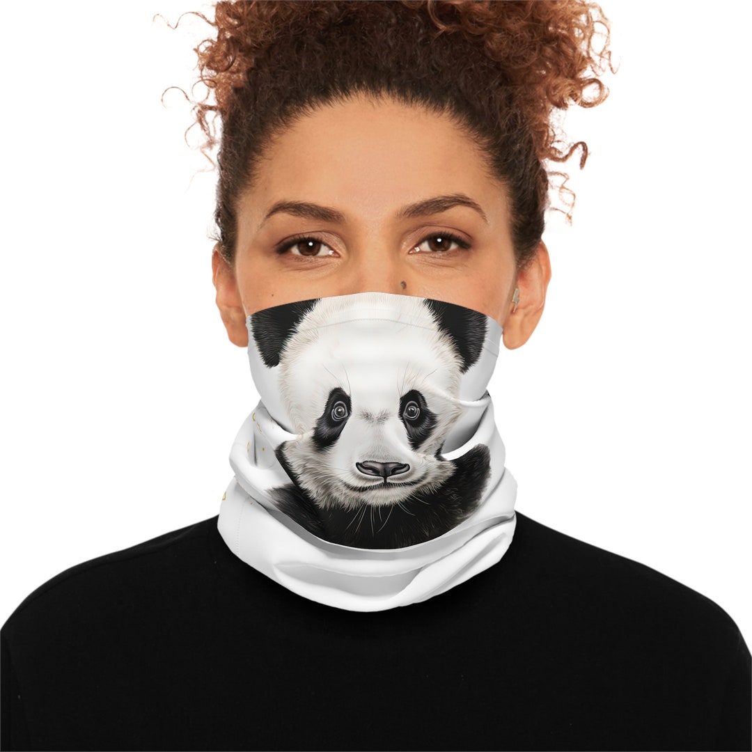 Panda Mask Neck Mask Big Cat Animal Printed Fabric - Etsy