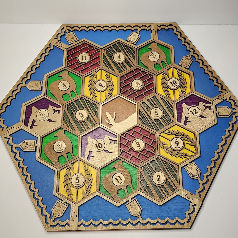Custom Catan Board - Etsy