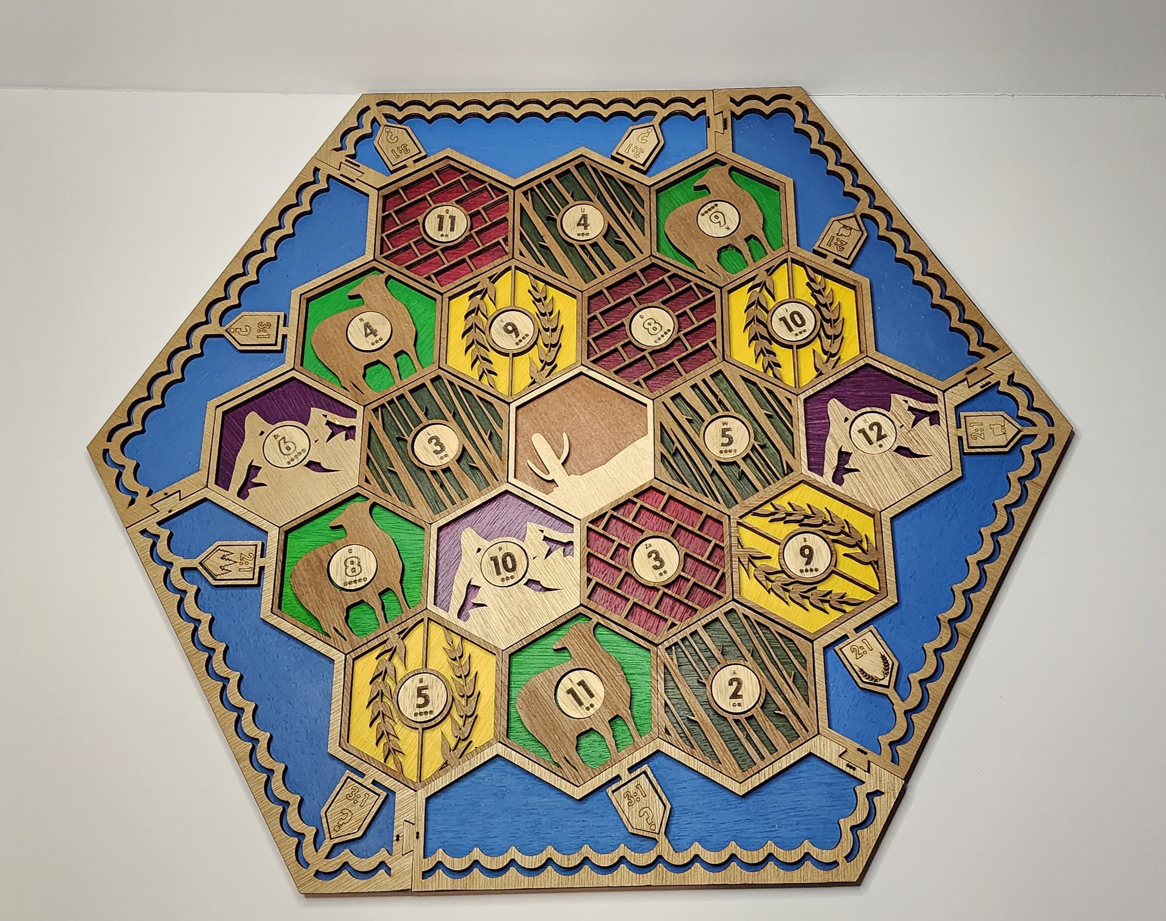 Custom 3D Catan Board Plus 5-6 Player Expansion | Personalized 3D Catan ...
