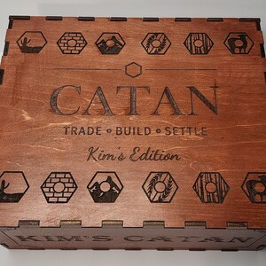 Custom 3D Catan Board Plus 5-6 Player Expansion | Personalized 3D Catan ...