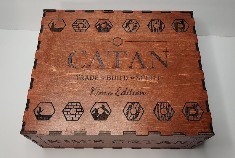 Custom 3D Catan Board Plus 5-6 Player Expansion Personalized 3D Catan ...