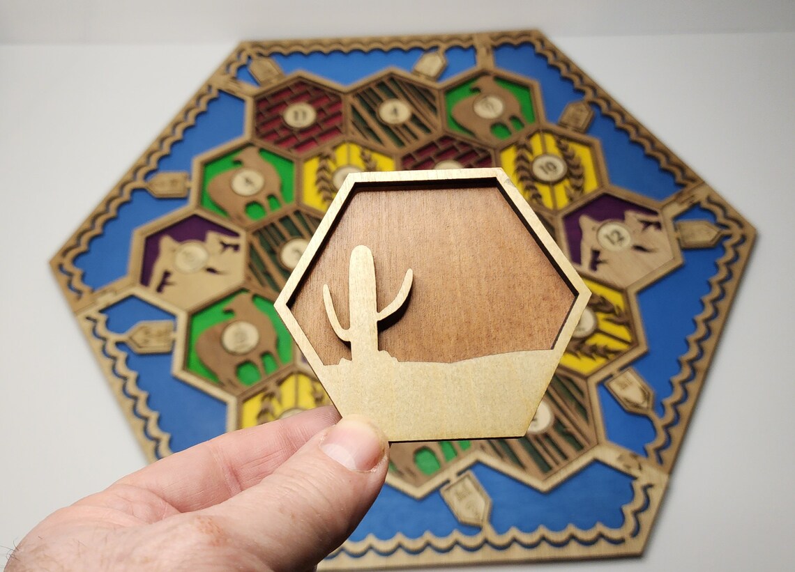 Custom 3D Catan Board Plus 5-6 Player Expansion | Personalized 3D Catan ...