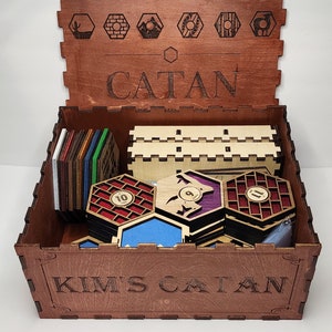 Custom 3D Catan Board Plus 5-6 Player Expansion Personalized 3D Catan ...