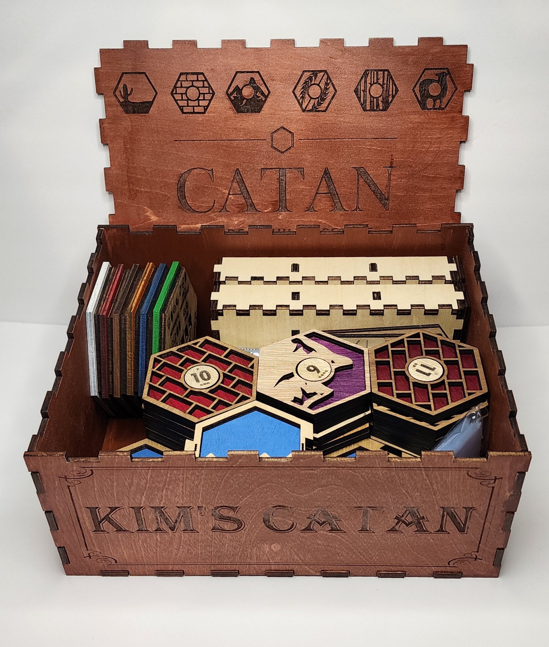 Custom 3D Catan Board Plus 5-6 Player Expansion Personalized 3D Catan ...