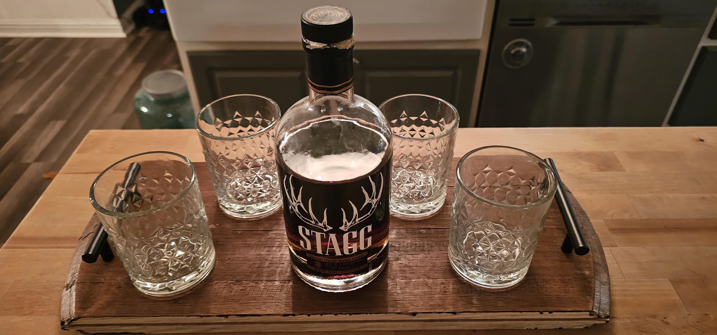 Bourbon Barrel Top Serving Tray - Etsy