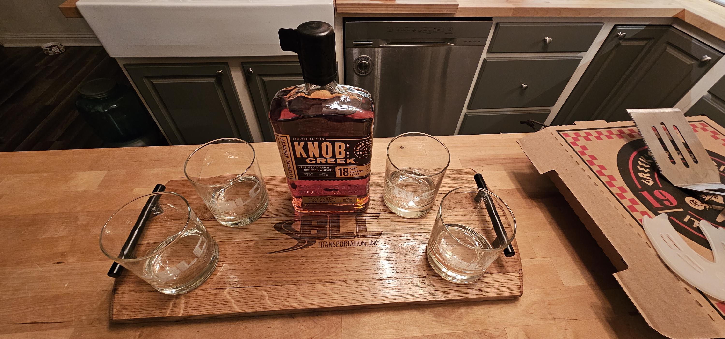 Bourbon Barrel Top Serving Tray - Etsy