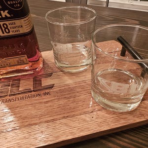 Bourbon Barrel Top Serving Tray - Etsy