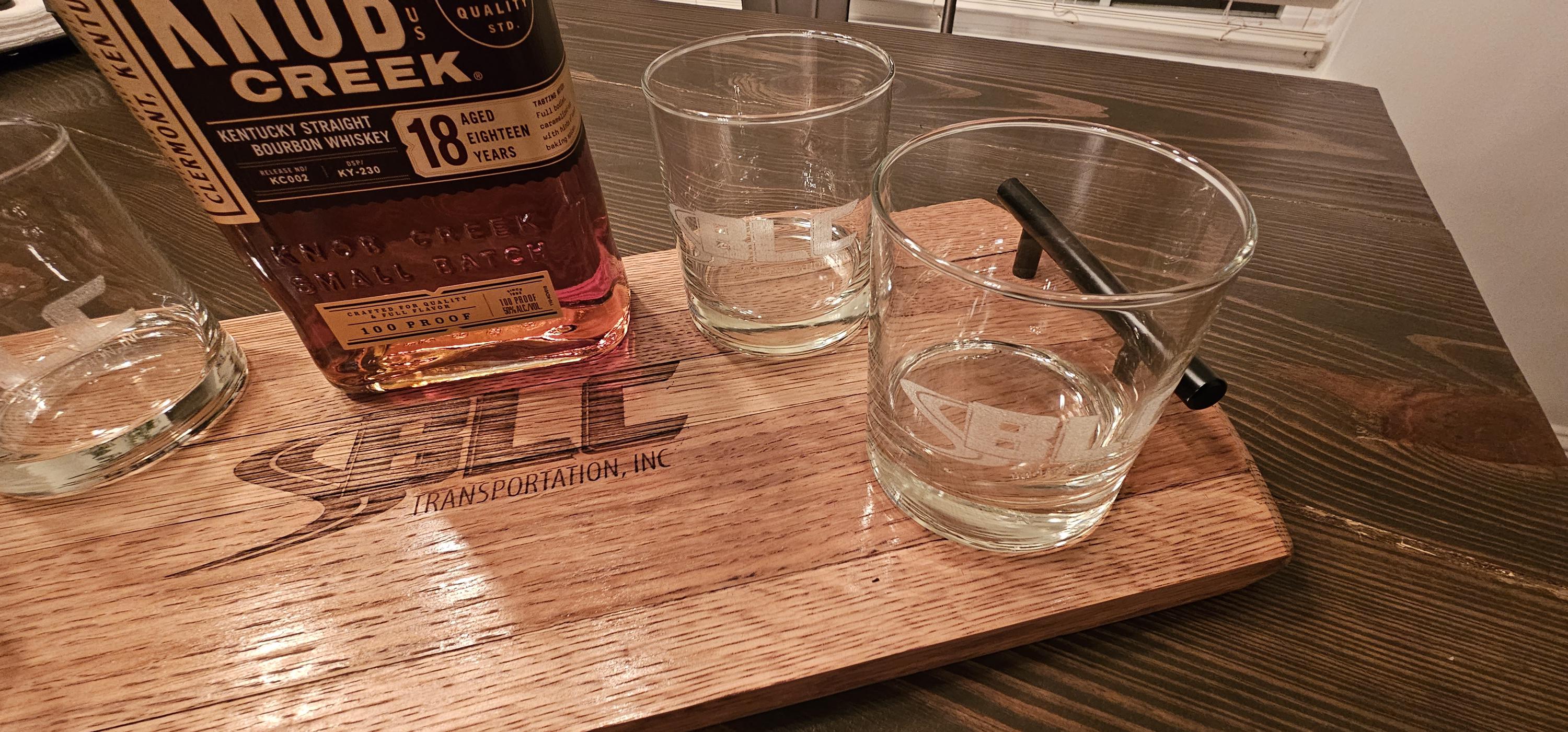Bourbon Barrel Top Serving Tray - Etsy