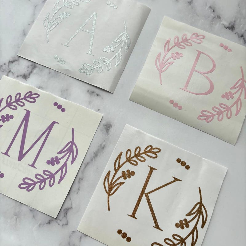 Initials Decal - Etsy