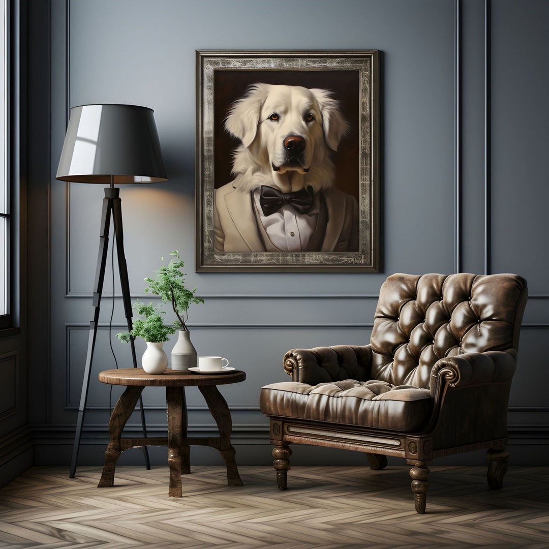 Great Pyrenees Art Printable Great Pyrenees Wall Art Print - Etsy