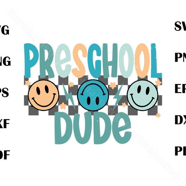 Preschool Teacher Svg - Etsy