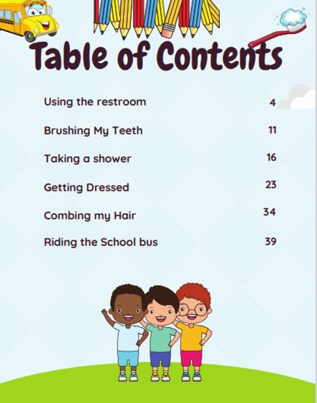 Self-care Printable Children Book/workbook (boy) - Etsy