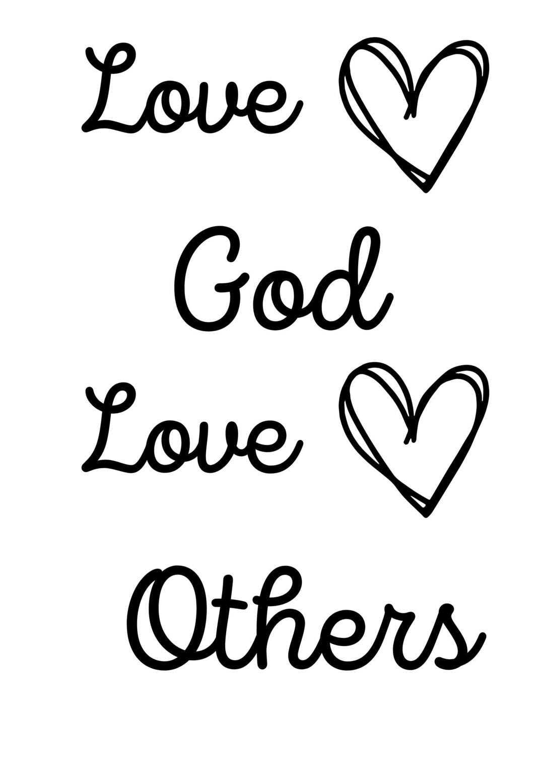 Love God Love Others Svg, Love God Love Others Png, Love God Love ...