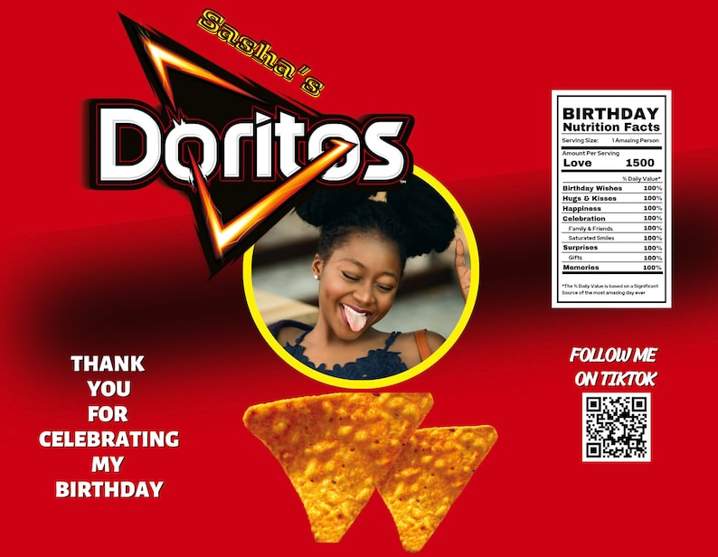 Custom Dortios Chip Bag - Etsy
