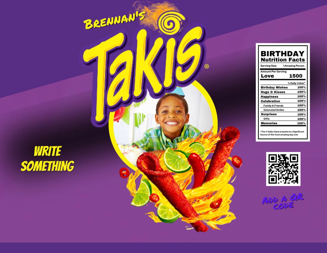 Custom Taki's Chip Bag - Etsy