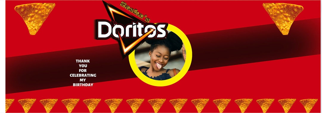Custom Doritos Water Bottle Label - Etsy