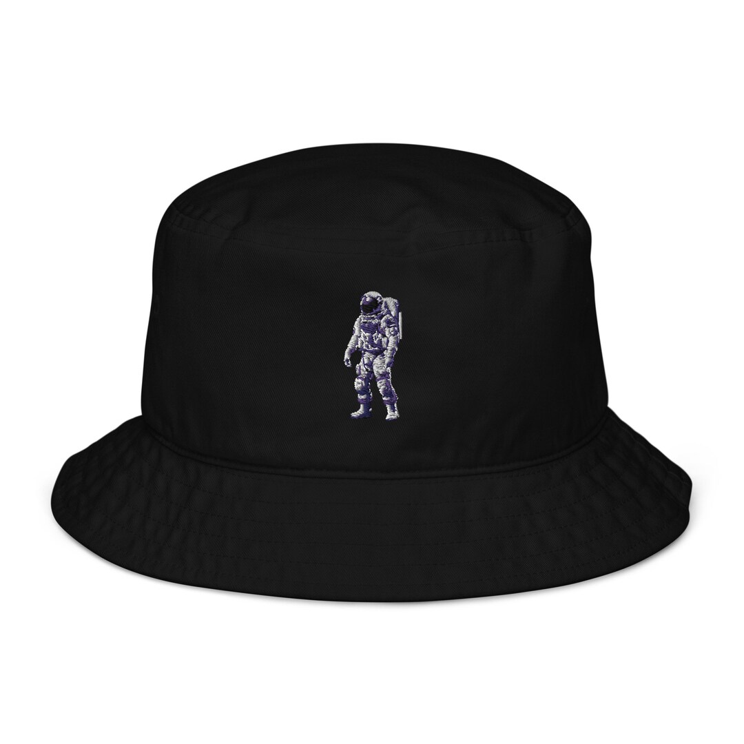 Astronaut Embroidered Bucket Hat - Etsy