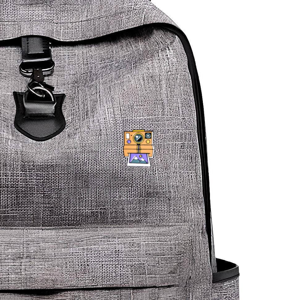 Polaroid Camera With Film Brooch Pin - Etsy