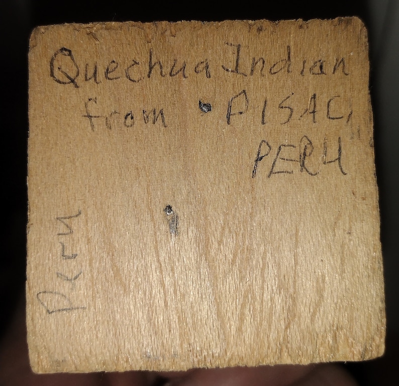 Vintage Peruvian Quechua Indian Woman Doll - Etsy