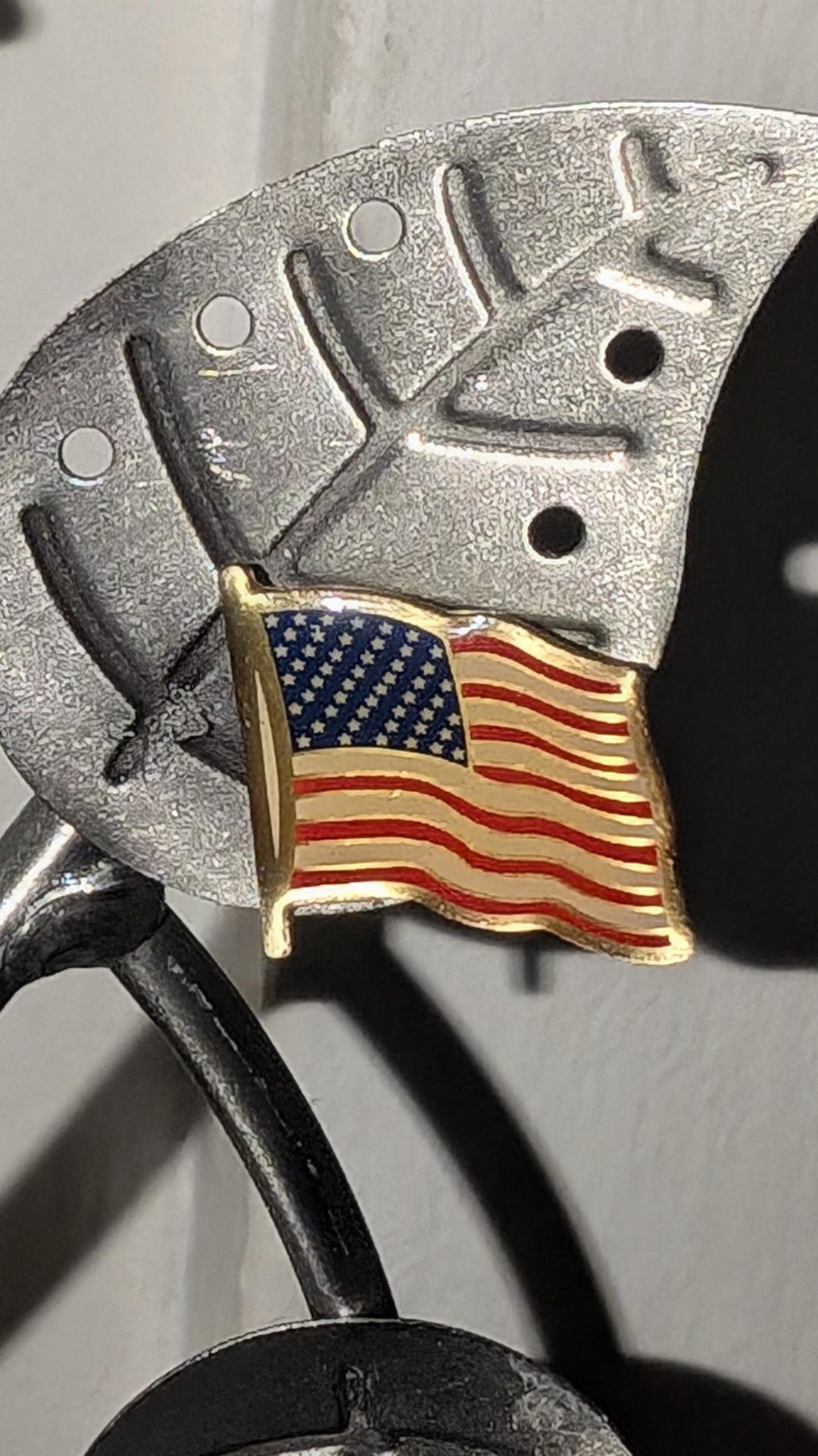 Vintage American Flag Pin - Etsy