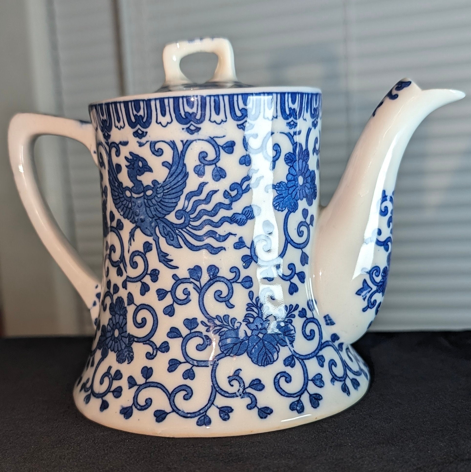 Japan Phoenix Ware Tea Pot Vintage Morimura Japan - Etsy