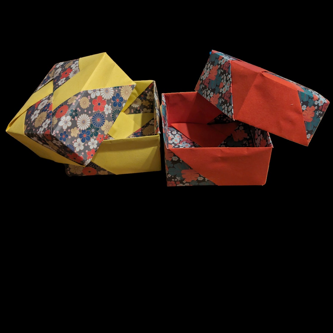 Origami Box 1 Single Box Top and Bottom - Etsy